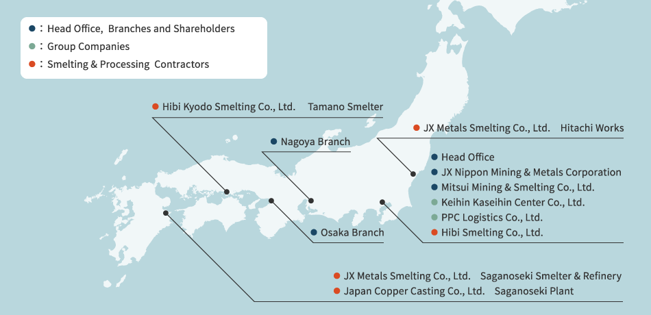 Global Offices | Pan Pacific Copper