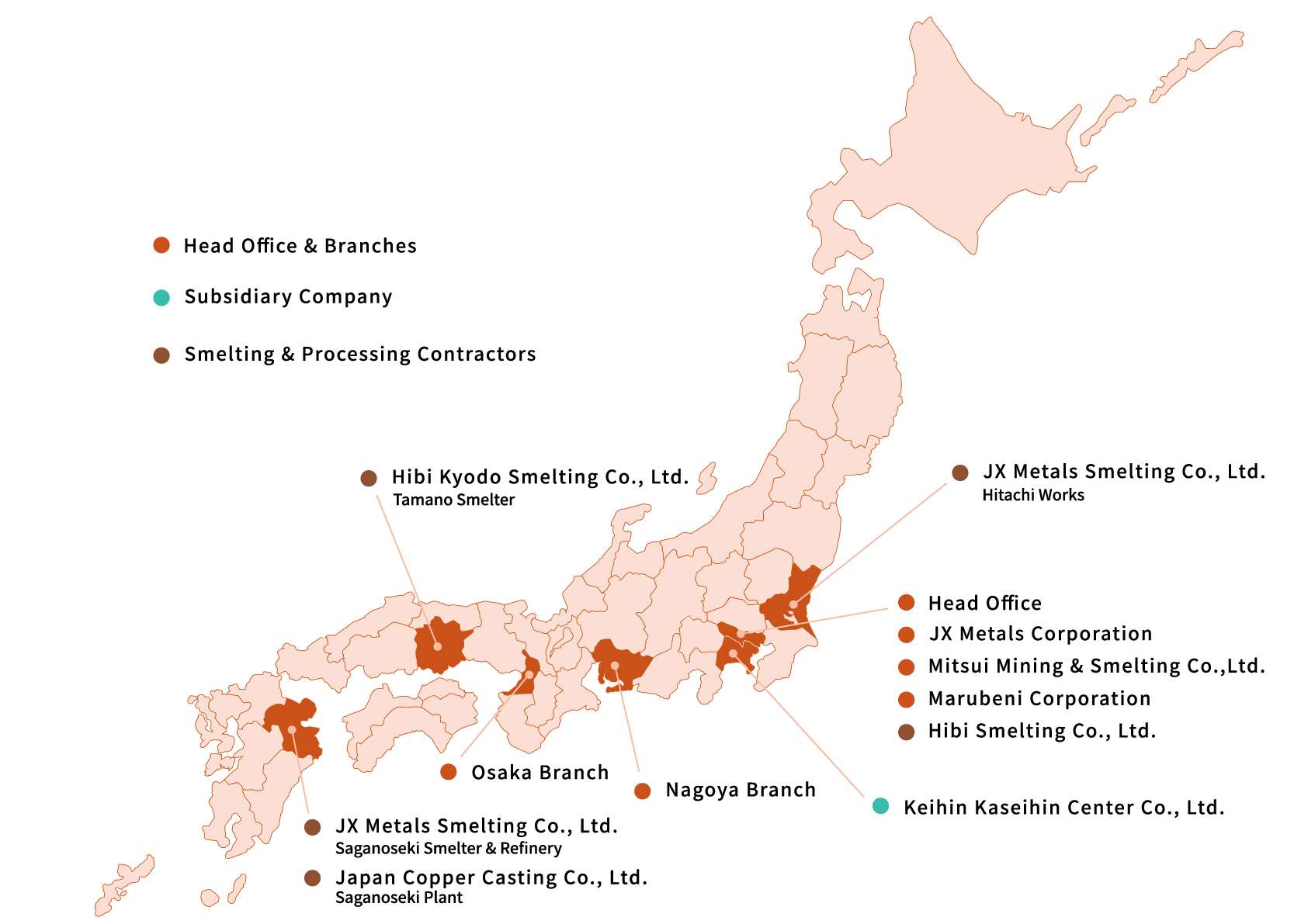 Global Offices | Pan Pacific Copper